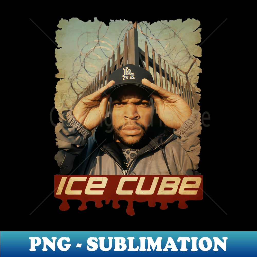 Ice Cube Vintage - High-Resolution PNG Sublimation File - Ca - Inspire ...