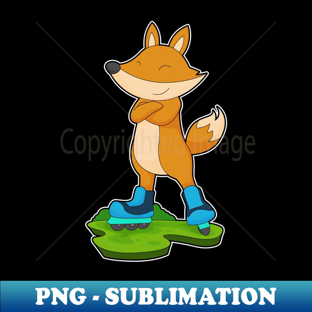 Fox Inline skating Roller skates - PNG Transparent Sublimati - Inspire ...