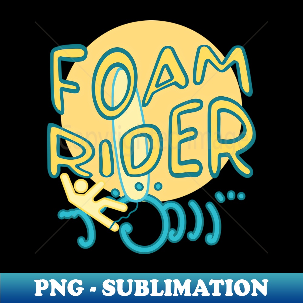 Foam rider - funny beginner surfer epic fail - PNG Transpare | Inspire ...