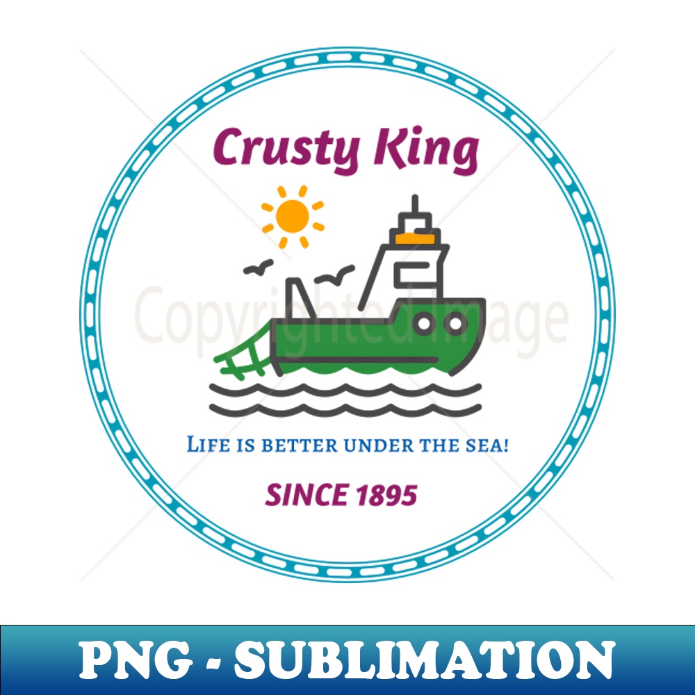 Crusty King Fishing - Professional Sublimation Digital Downl | Inspire ...