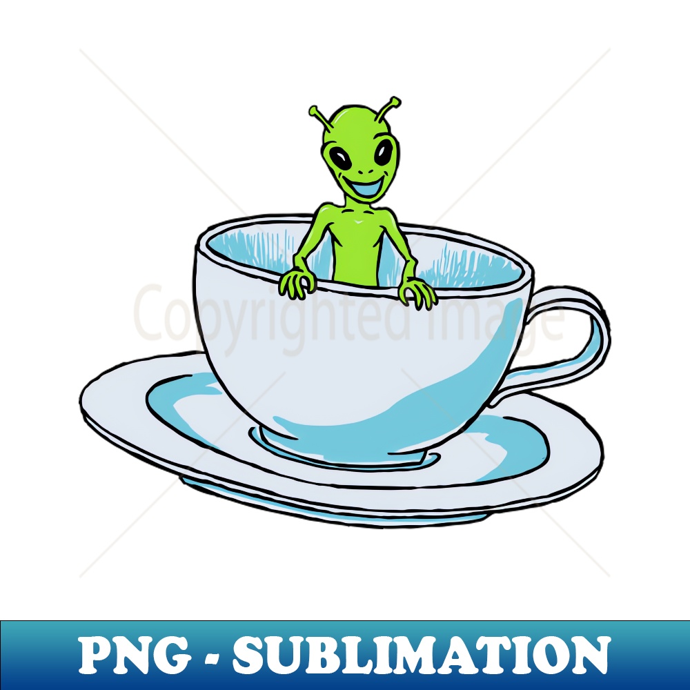 Flying Cup and Saucer - PNG Transparent Digital Download Fil - Inspire ...