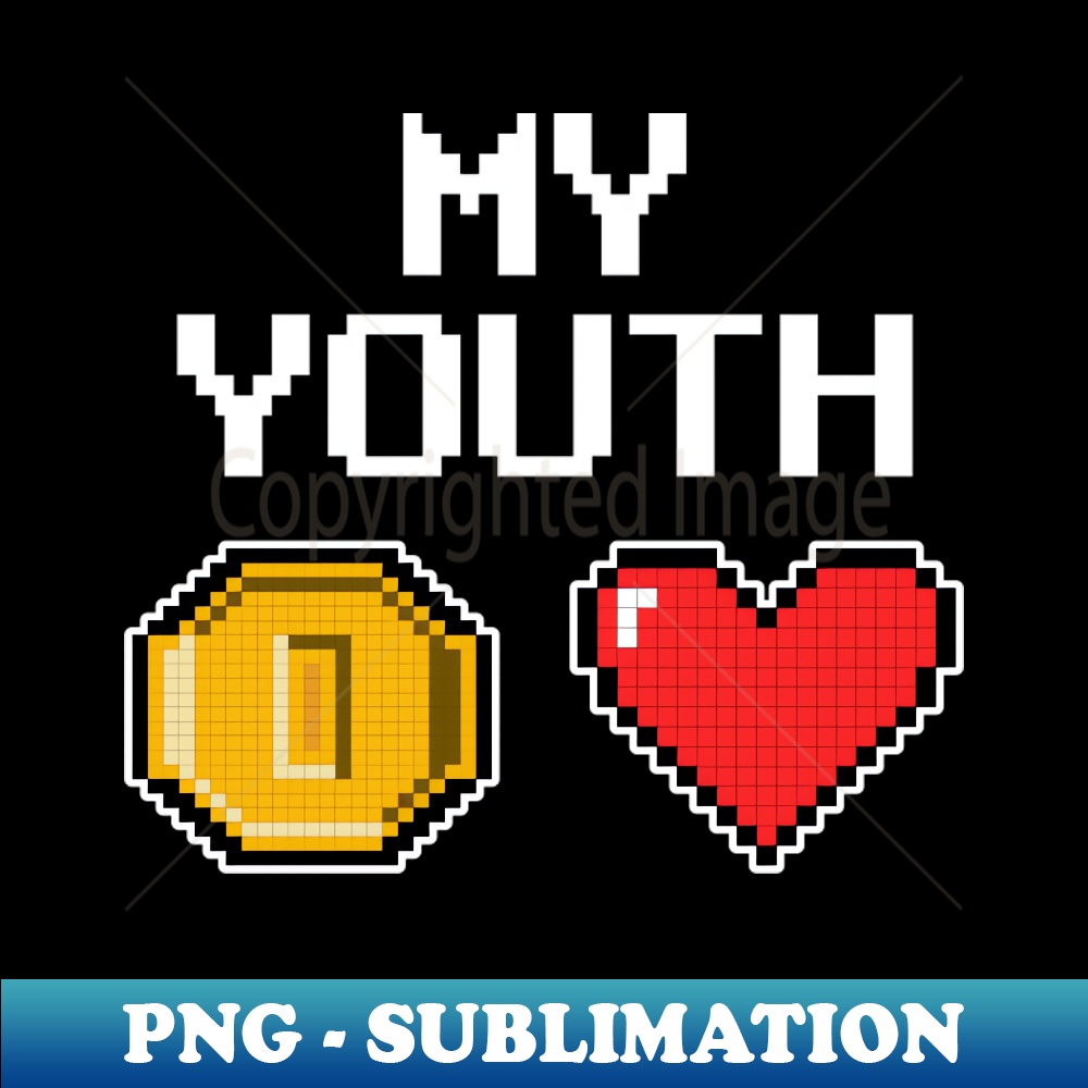 Insert Coin Press Start Retro Gaming Vintage 8 Bit Arcade - | Inspire ...