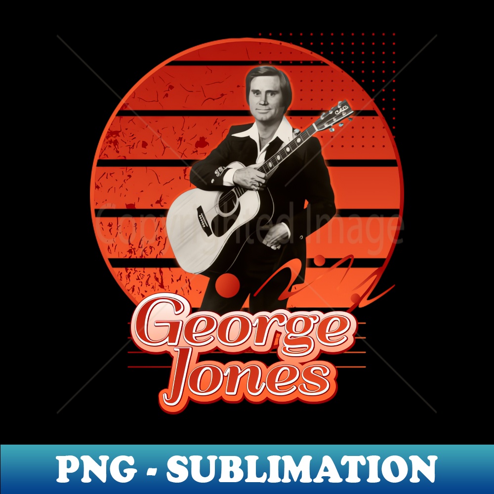 George jones 80s Country - High-Quality PNG Sublimation Do | Inspire Uplift