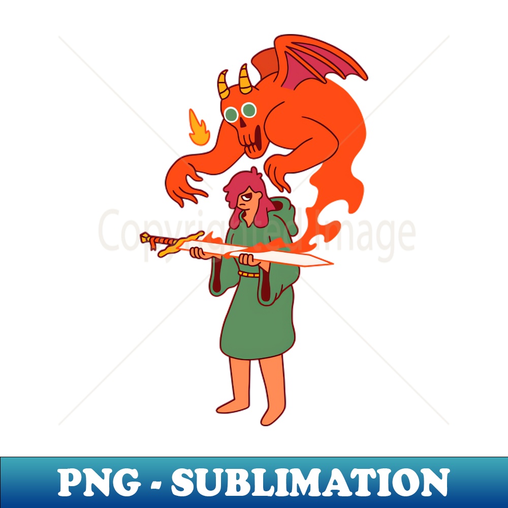 Cursed Demon Sword - Decorative Sublimation PNG File - Add a | Inspire ...