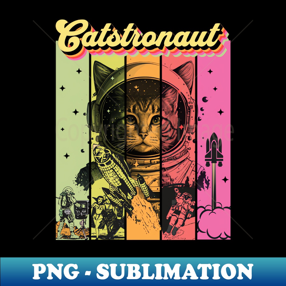 Cat Astronaut In Space Vintage Comic Book Cover - Instant Su | Inspire ...