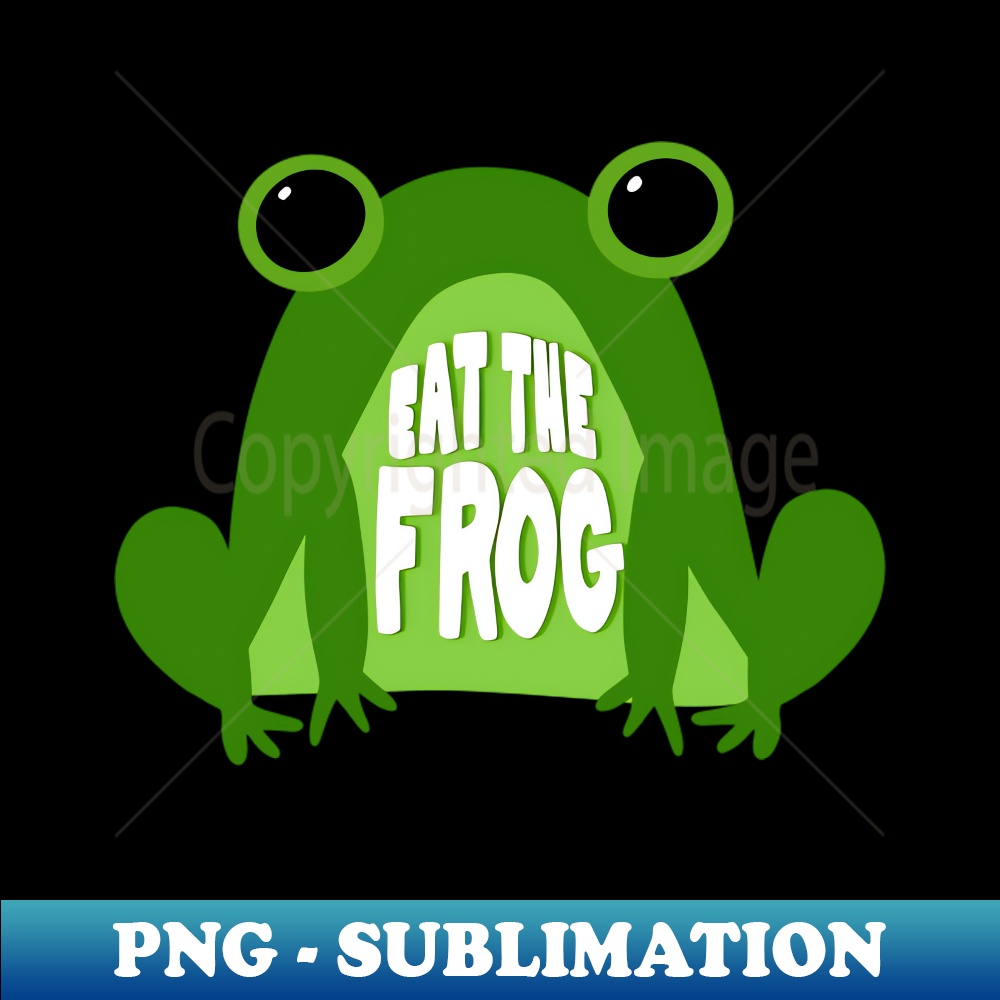 Eat the Frog - PNG Transparent Digital Download File for Sub | Inspire ...
