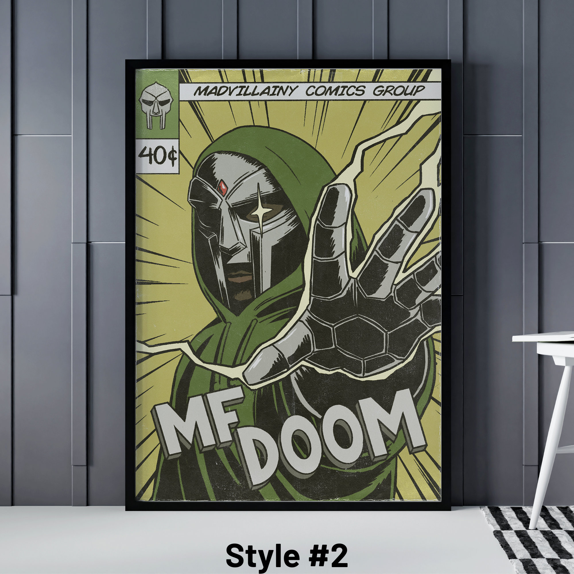 MF Doom Poster, MF Doom 10 Different Posters, Mf Doom Print, | Inspire ...