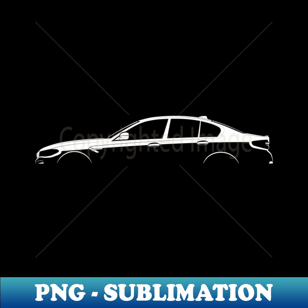 BMW M5 F90 Silhouette - Exclusive PNG Sublimation Download - | Inspire ...