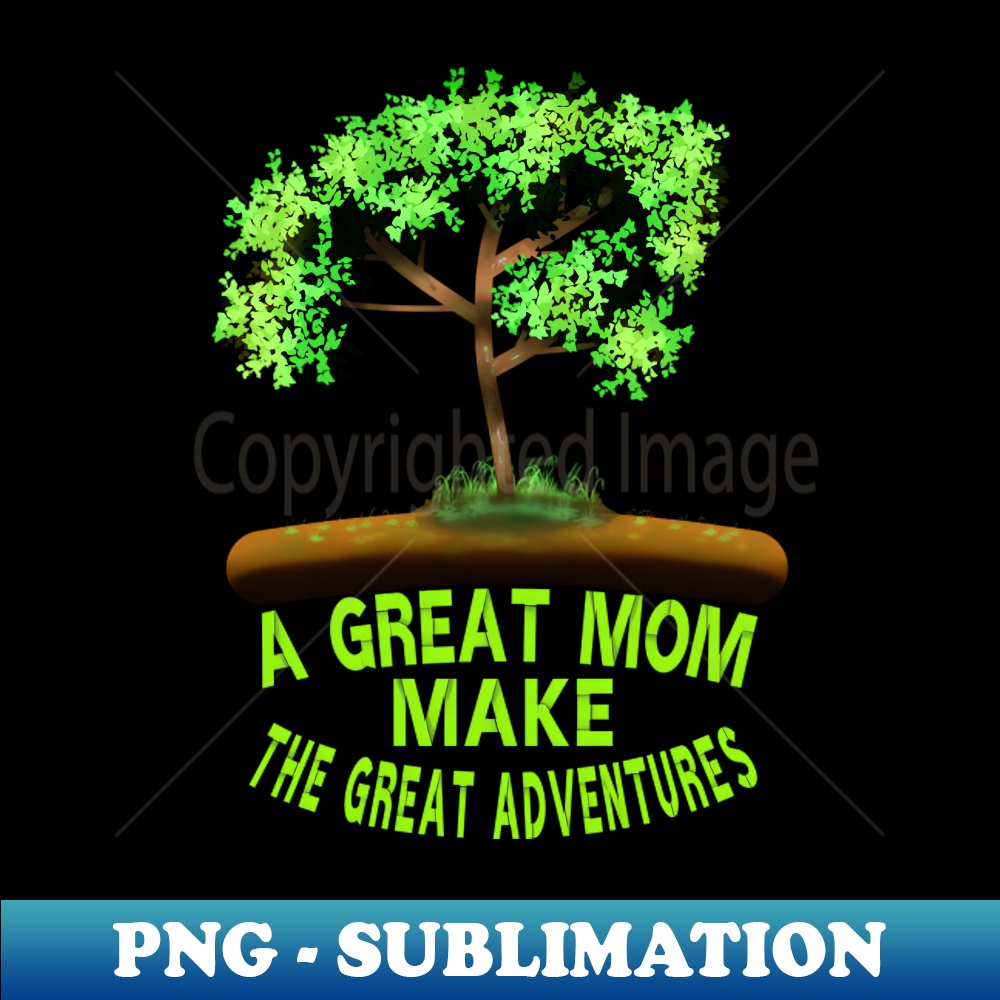 A Great Mom Make The Great Adventures Tree Art With Mothers | Inspire ...