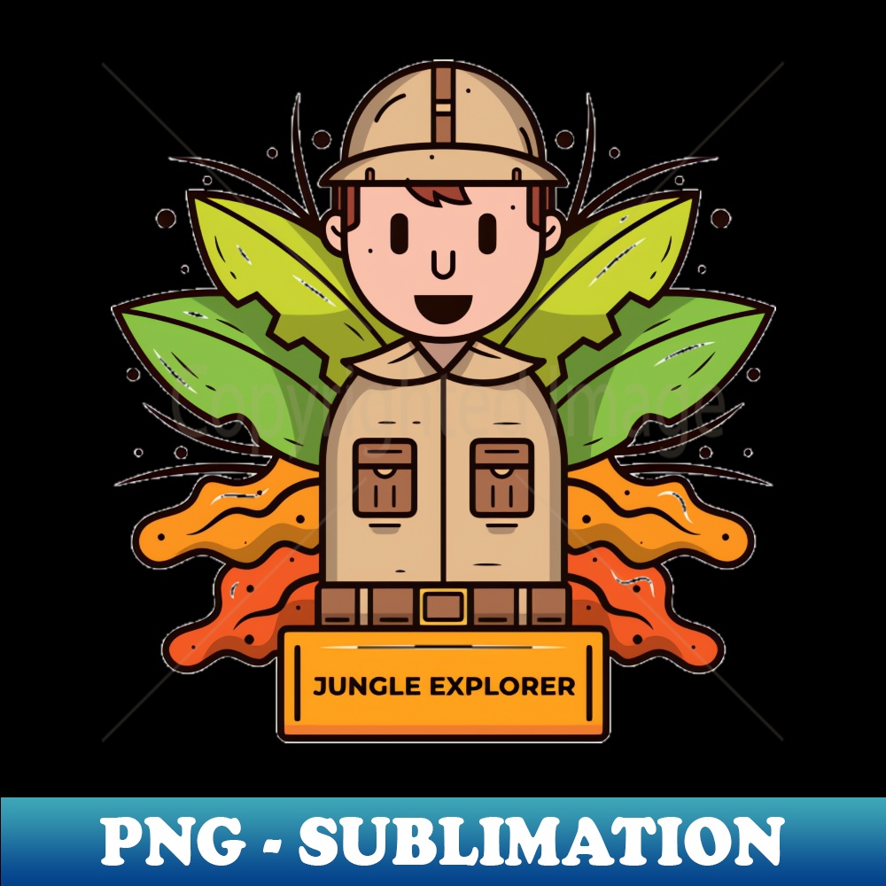 Jungle Explorer - PNG Transparent Sublimation File - Vibrant | Inspire ...