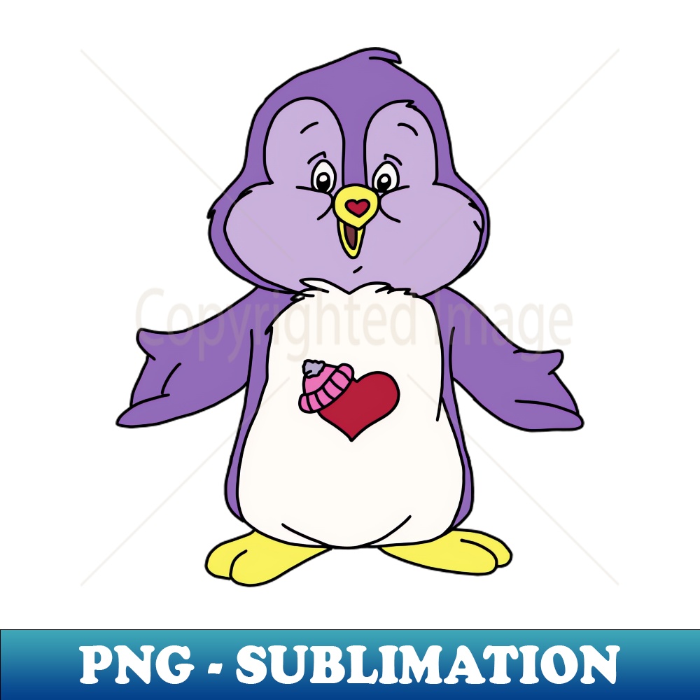 Cozy Heart Penguin - Digital Sublimation Download File - Per | Inspire ...