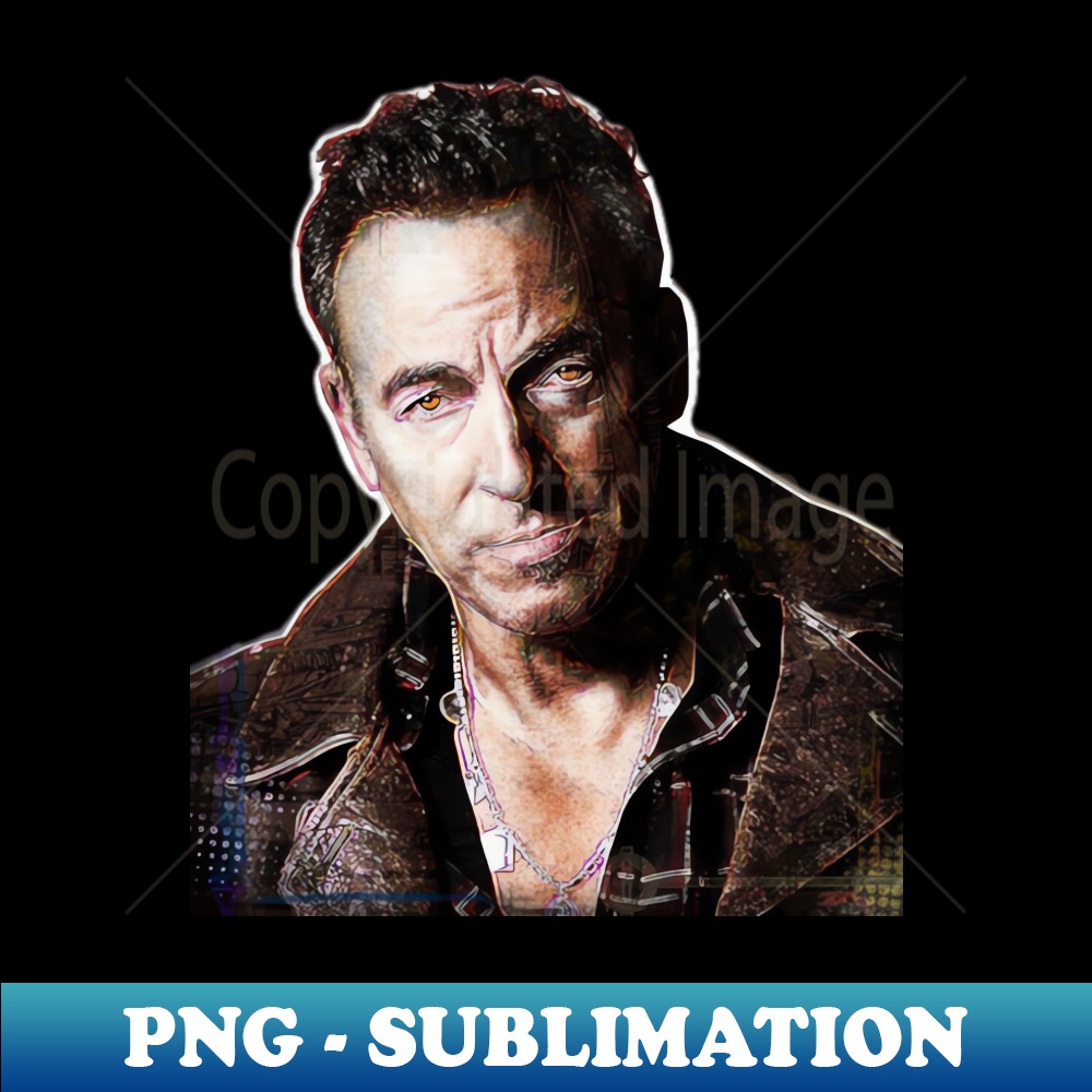 Bruce Springsteen 1949 - High-Resolution PNG Sublimation Fi | Inspire ...