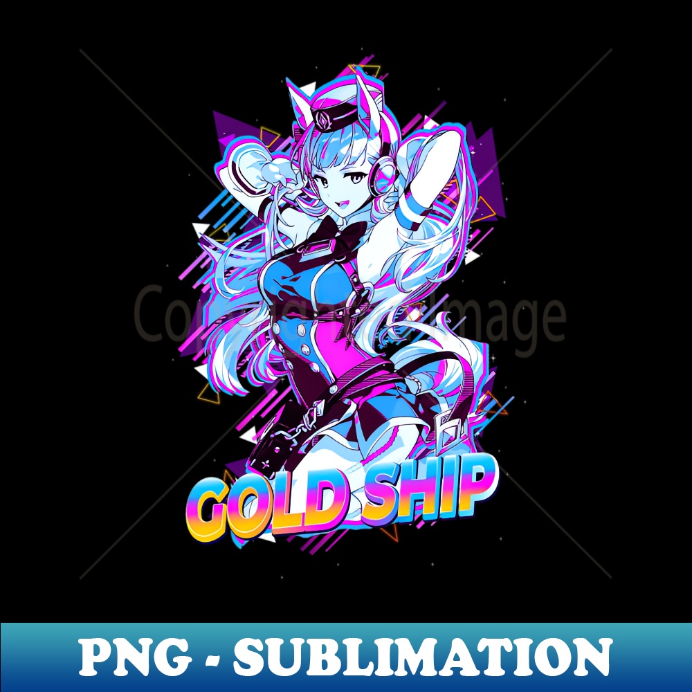 Gold Ship Uma Musume - High-Resolution PNG Sublimation File | Inspire ...