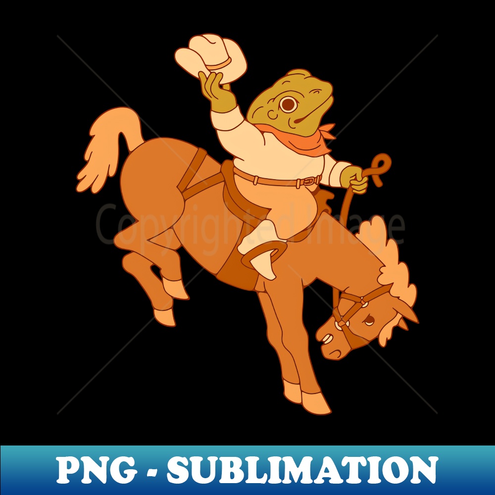 Cowboy Toad - PNG Transparent Digital Download File for Subl | Inspire ...