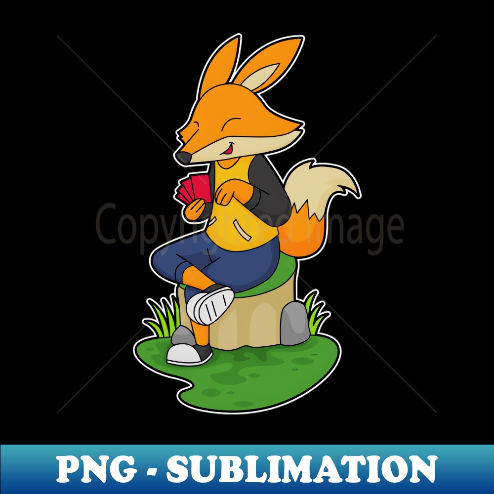 Fox Poker Poker cards - Special Edition Sublimation PNG File | Inspire ...