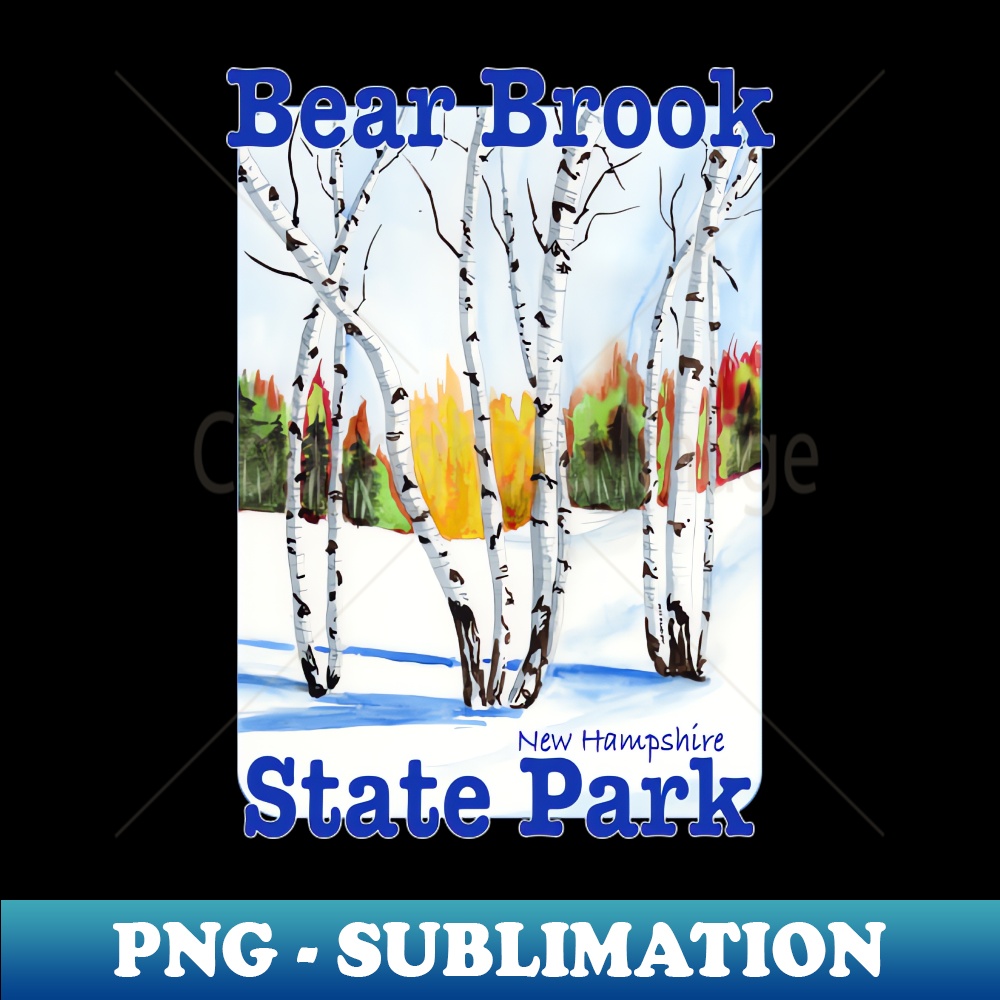 Bear Brook State Park New Hampshire - Instant PNG Sublimatio | Inspire ...