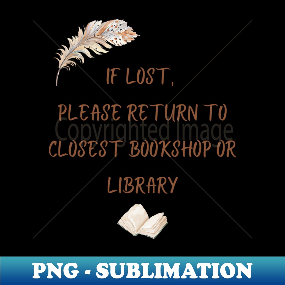 If lost please return to closest bookshop or library - Decor | Inspire ...