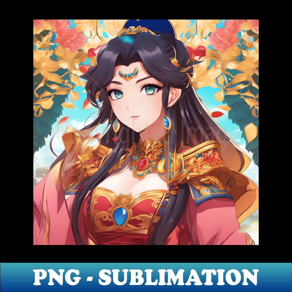 Cool Hero Kawaii Queen Anime Girl - PNG Transparent Sublimat | Inspire ...