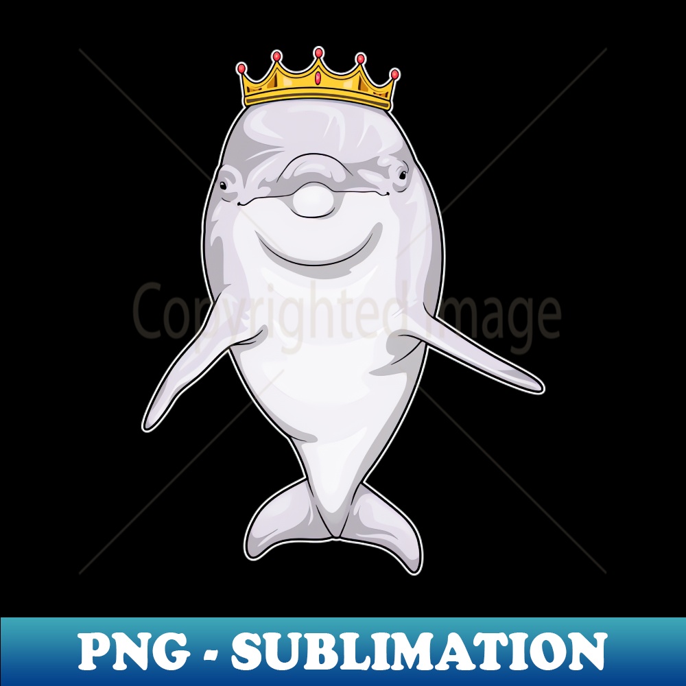 Dolphin Queen Crown - PNG Transparent Sublimation Design - T - Inspire ...