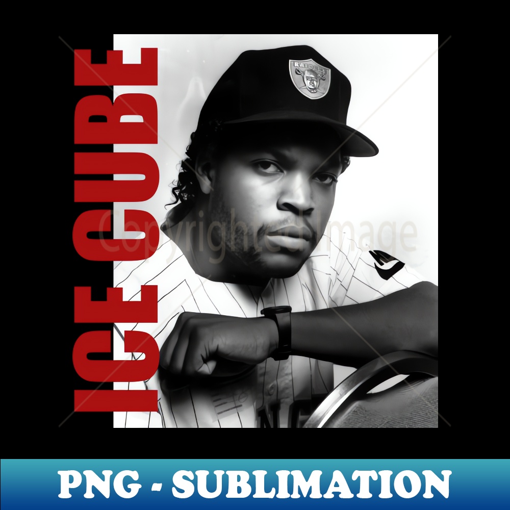 Ice Cube Ice Cube Retro Aesthetic Fan Art 80s - Premium PN | Inspire Uplift