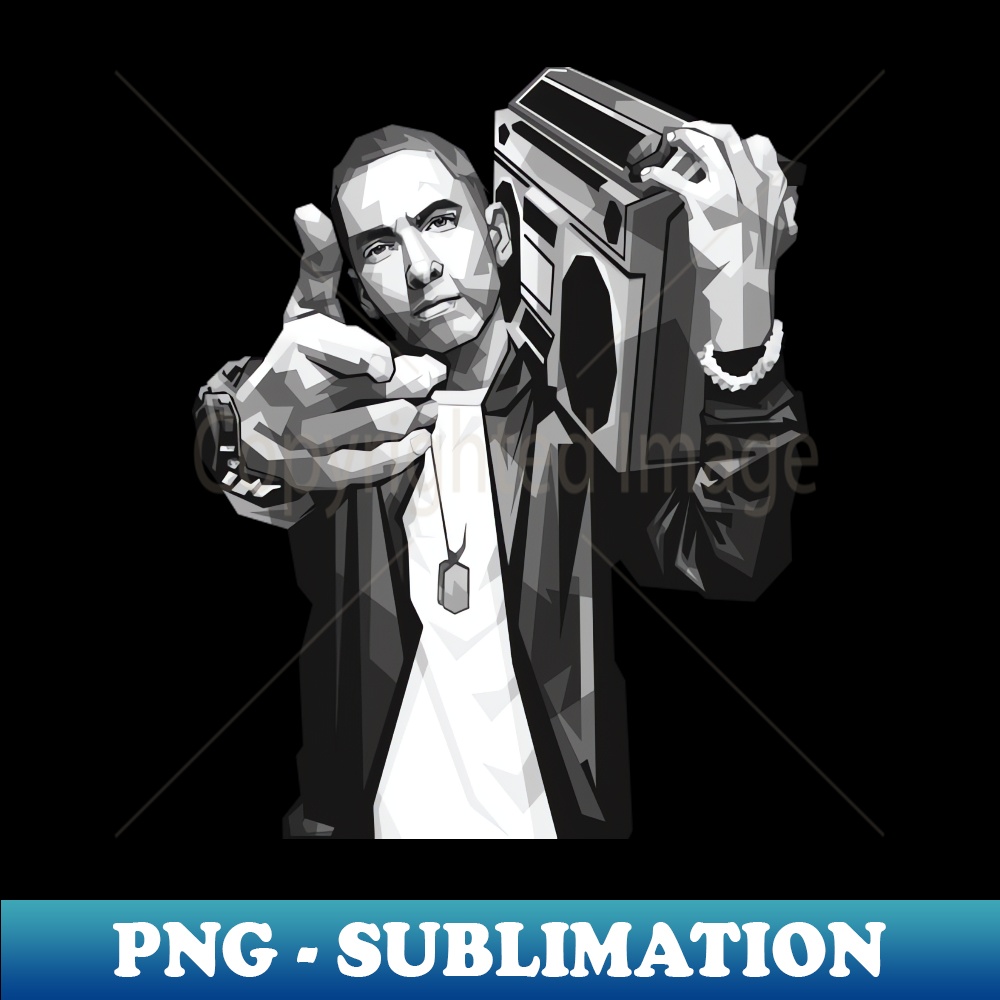 American Rapper Black and White - PNG Transparent Sublimatio - Inspire ...