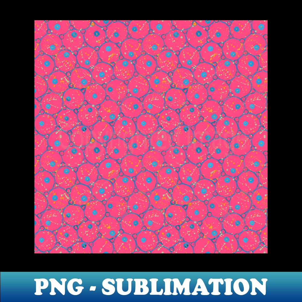 Circles Hot Pink pattern - Vintage Sublimation PNG Download | Inspire ...