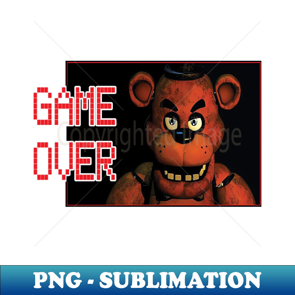 Five nights at Freddys Game over - PNG Transparent Sublimati | Inspire ...