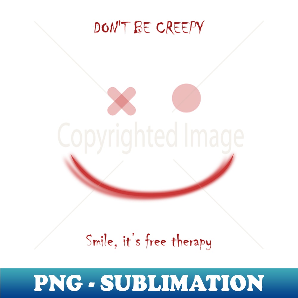 CREEPY SMILE - Unique Sublimation PNG Download - Perfect for | Inspire ...