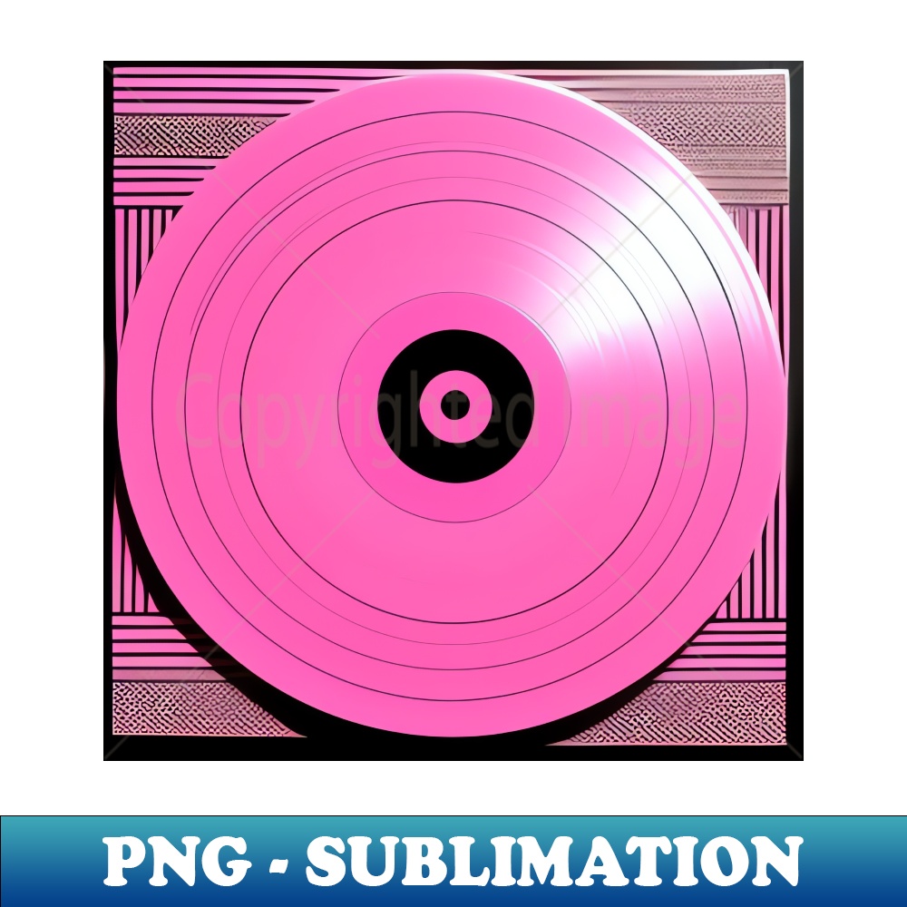 Aesthetic Pink Vinyl 80s Record Store Merch - Stylish Sublim | Inspire ...
