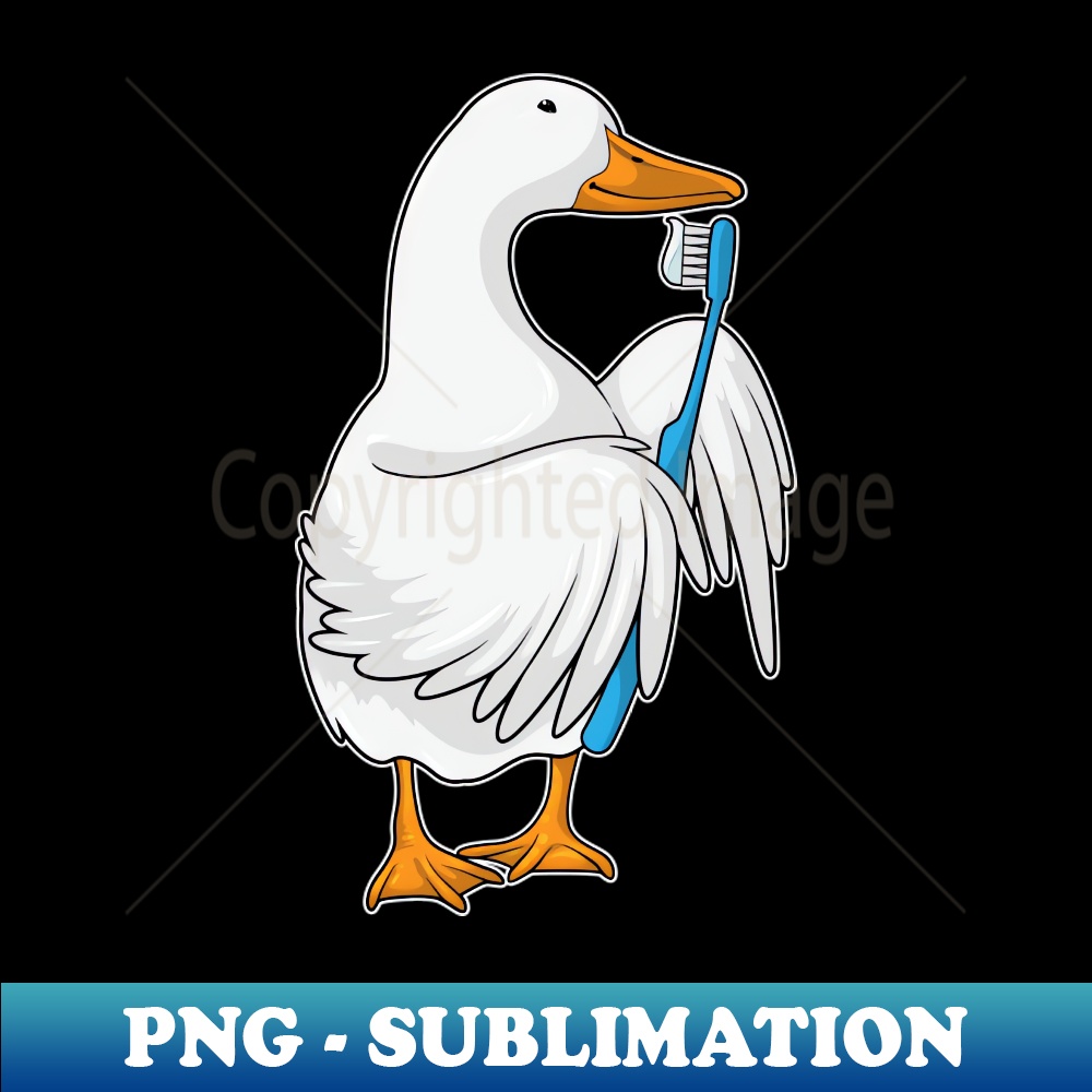 Duck Toothbrush - PNG Transparent Sublimation Design - Bring | Inspire ...