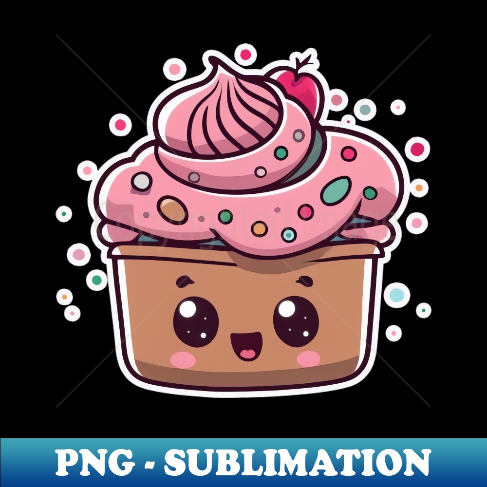 cake cupcake kawaii chibi food - High-Resolution PNG Sublima | Inspire ...