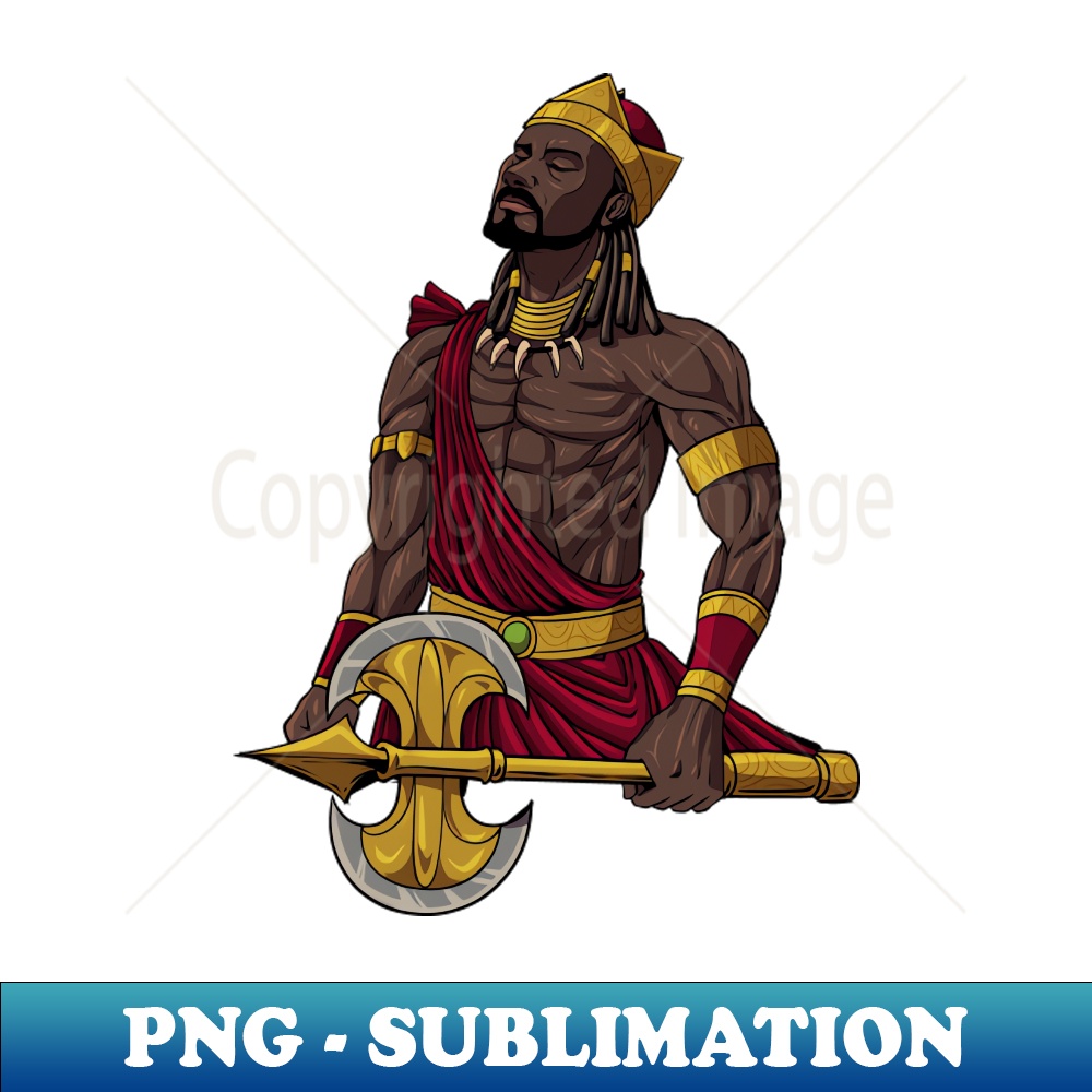 God of the Yoruba religion - Shango - Sublimation-Ready PNG - Inspire ...