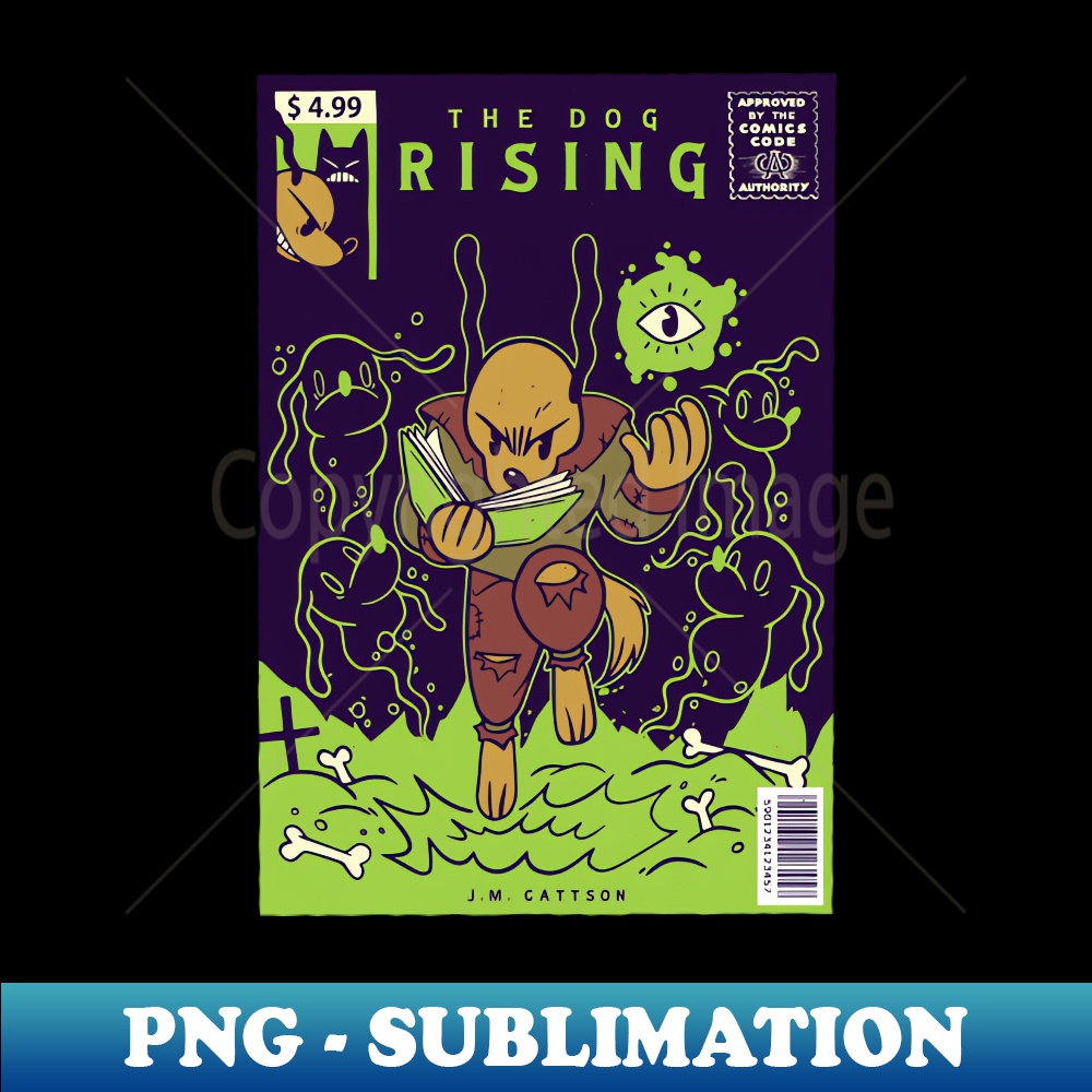 Comic Book Front Page The dog rising - Modern Sublimation PN | Inspire ...