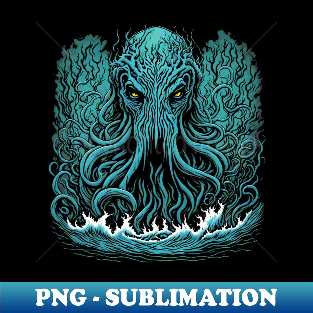 Cthulhu - Retro PNG Sublimation Digital Download - Unleash Y | Inspire ...