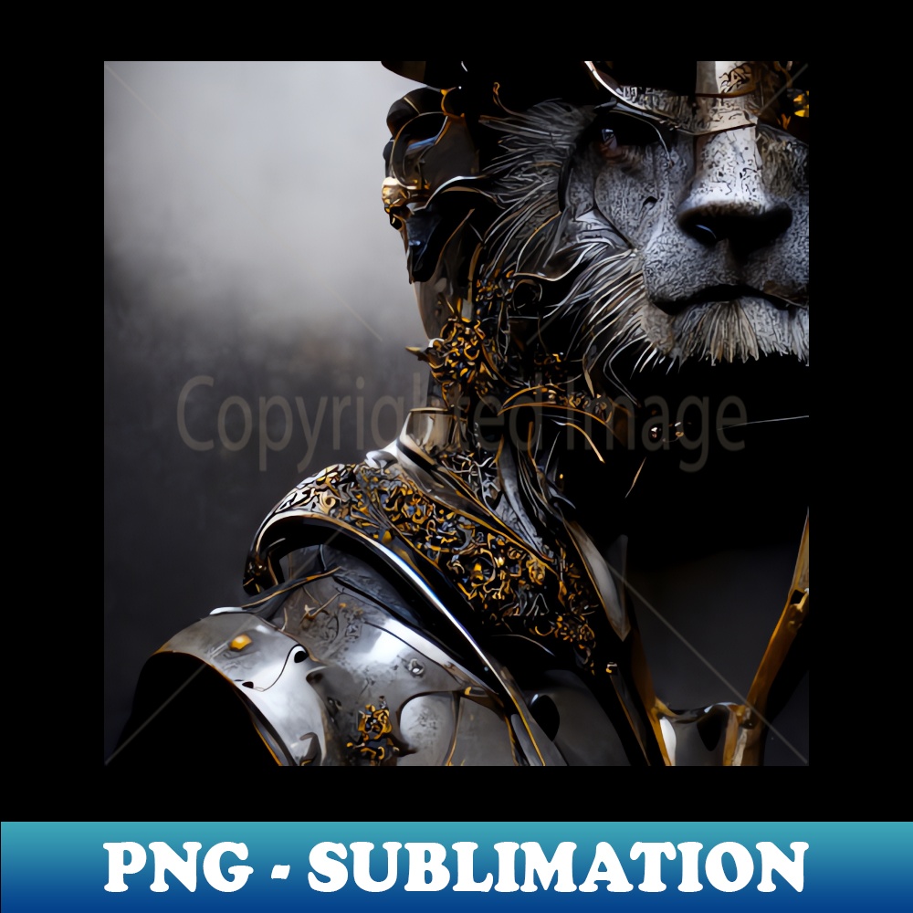 Ancient Warrior king Lion - High-Resolution PNG Sublimation - Inspire ...