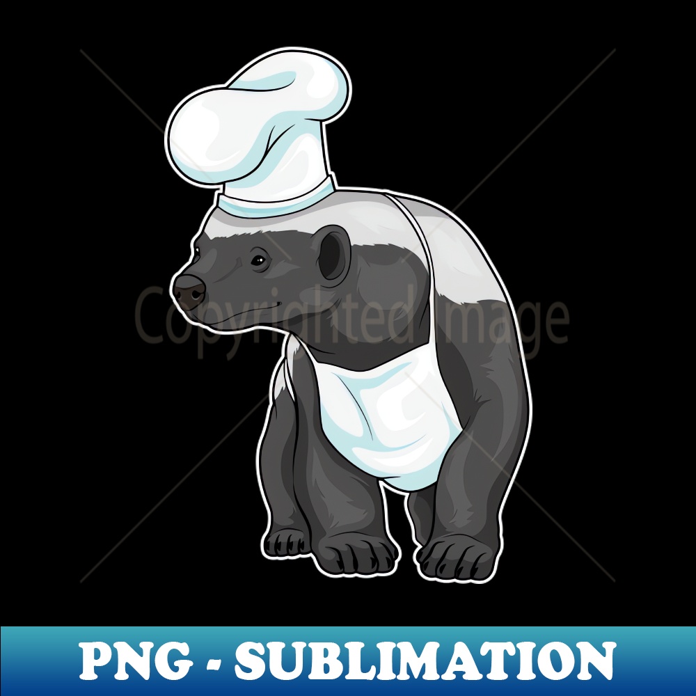 Honey badger Chef Chef hat - PNG Transparent Digital Downloa | Inspire ...