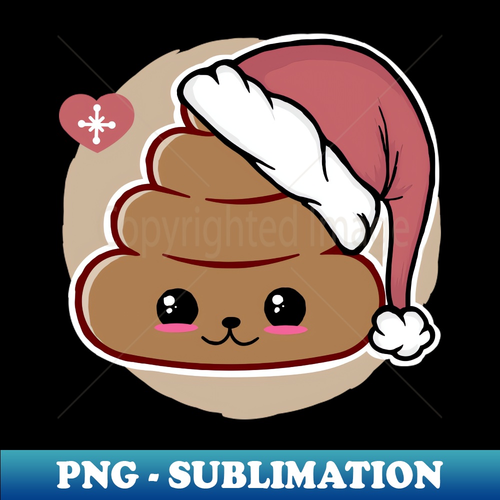 Kawaii Christmas Poop - Signature Sublimation PNG File - Per | Inspire ...