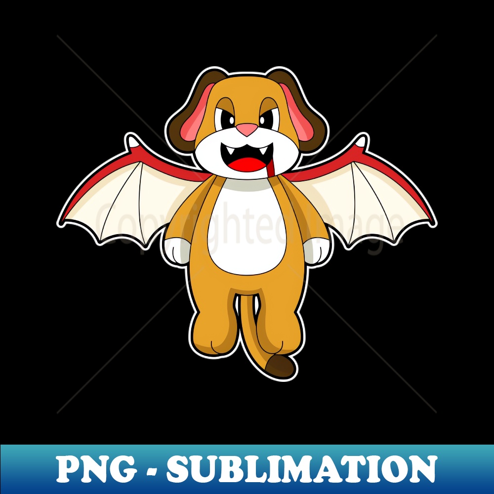 Dog Halloween Bat - PNG Transparent Sublimation Design - Bri - Inspire ...