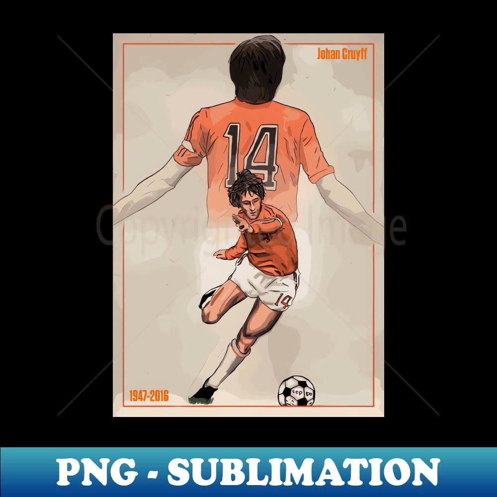 Johan Cruijff - Exclusive Sublimation Digital File - Perfect - Inspire ...
