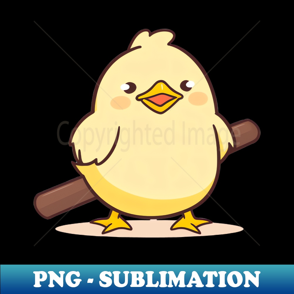 Funny Chicken Holding a baseball bat - Professional Sublimat | Inspire ...