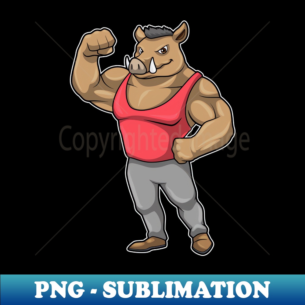 Boar Bodybuilder Bodybuilding Muscles - Special Edition Subl - Inspire ...