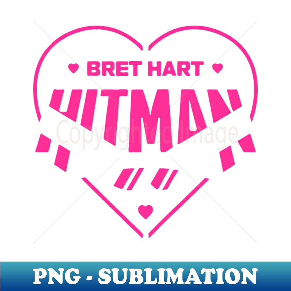 Bret Hitman Hart The Pink - PNG Sublimation Digital Downloa | Inspire ...