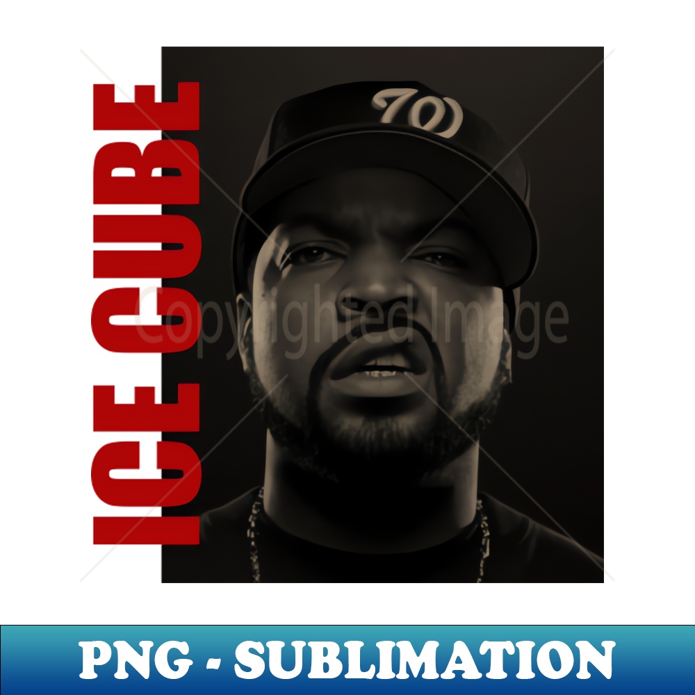Ice Cube Ice Cube Retro Aesthetic Fan Art 80s - PNG Transp | Inspire Uplift