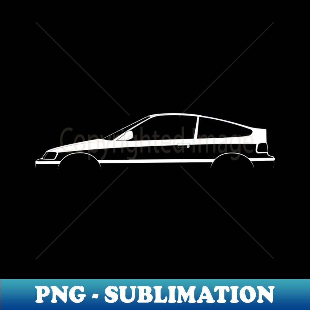 Honda CR-X 1987 Silhouette - Digital Sublimation Download Fi | Inspire ...