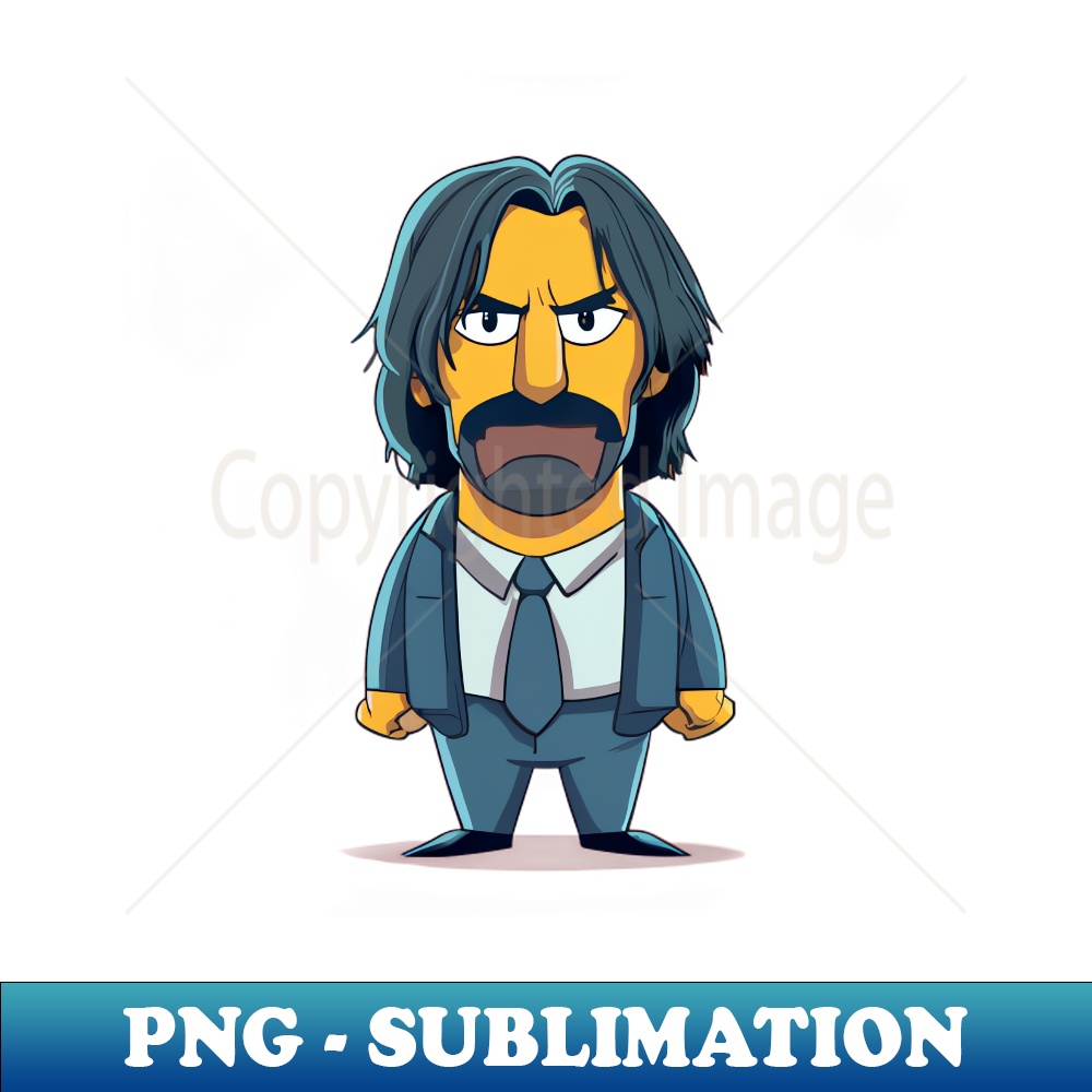 john wick simpsons - Exclusive PNG Sublimation Download - Pe - Inspire ...