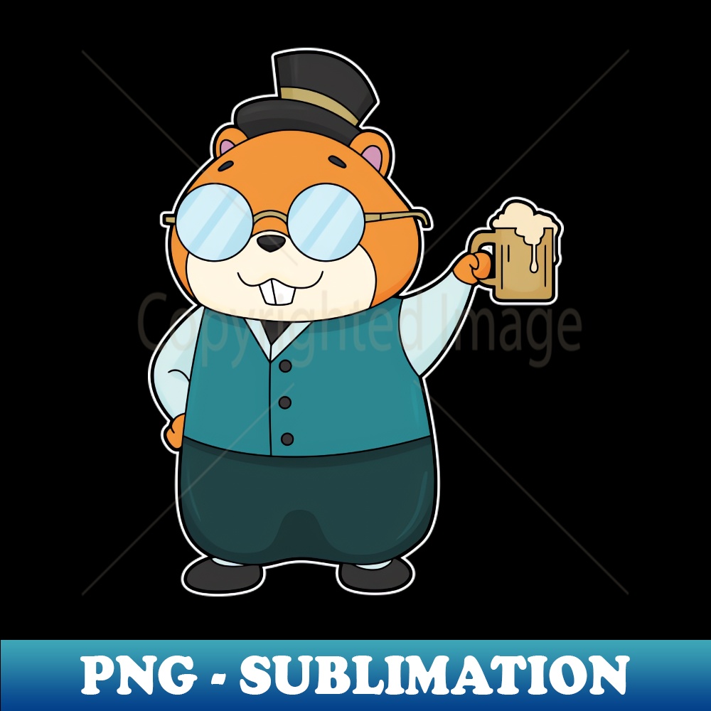 Hamster Beer - Vintage Sublimation PNG Download - Unleash Yo | Inspire ...