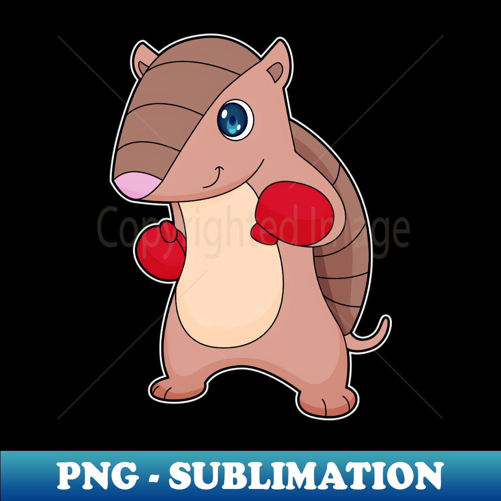Armadillo Boxing Boxer Boxing gloves - Premium PNG Sublimati | Inspire Uplift
