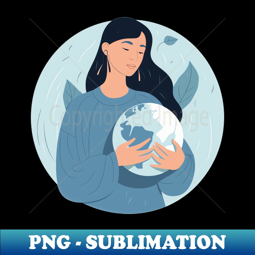 Earth Day Earth Month and Everyday A woman holding the worl | Inspire ...