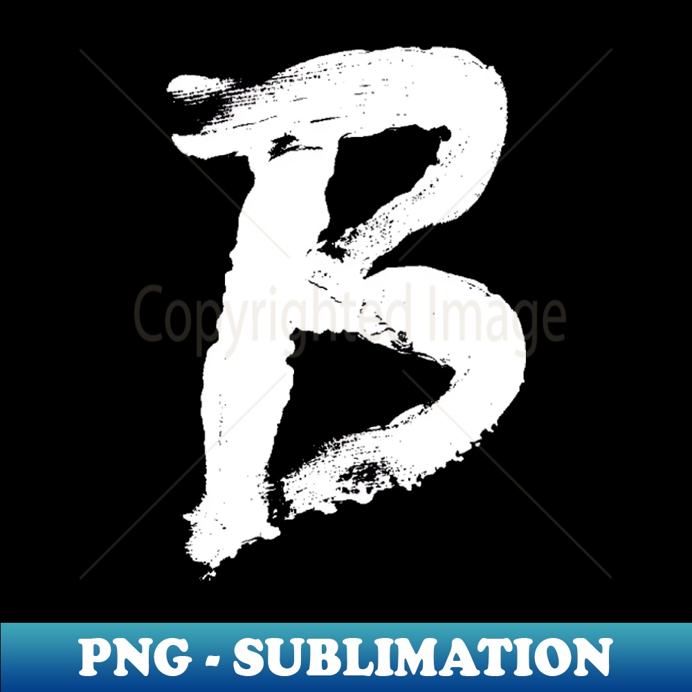 B - PNG Transparent Digital Download File for Sublimation - - Inspire ...