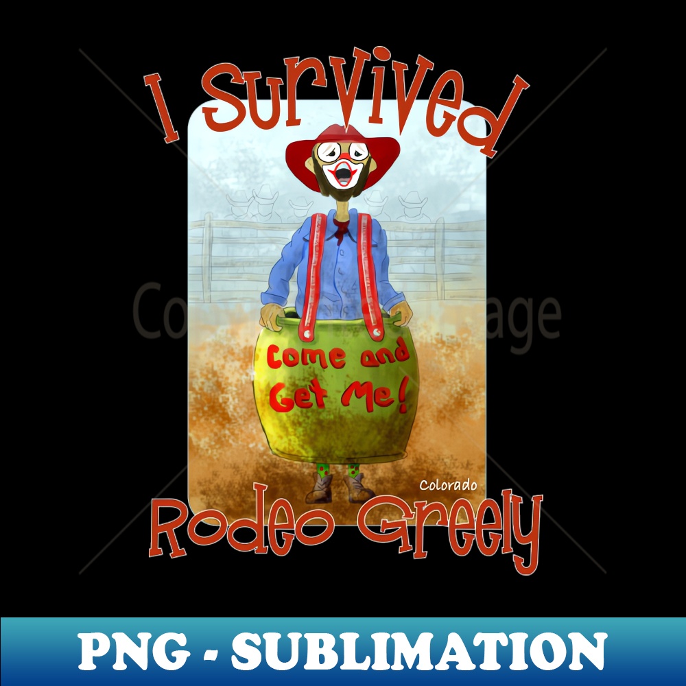 I Survived Rodeo Greely Colorado - High-Resolution PNG Subli | Inspire ...